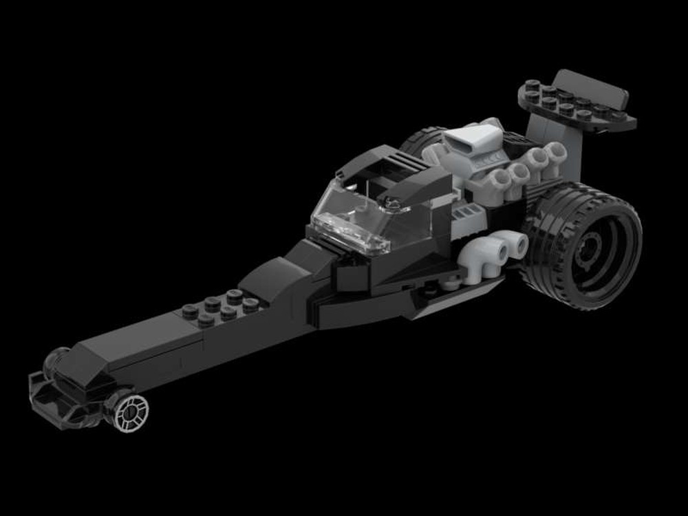 Lego Moc Dragster By Lhendriksen Rebrickable Build With Lego