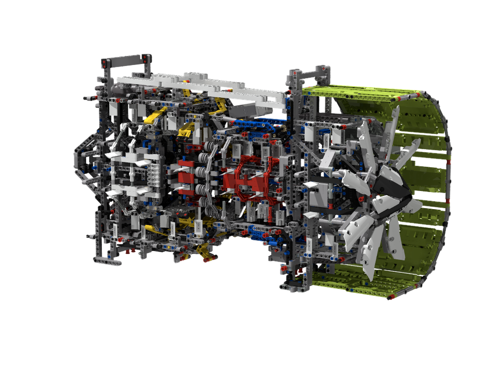 LEGO MOC Turbofan Jet Engine by mr_majczel | Rebrickable - Build with LEGO