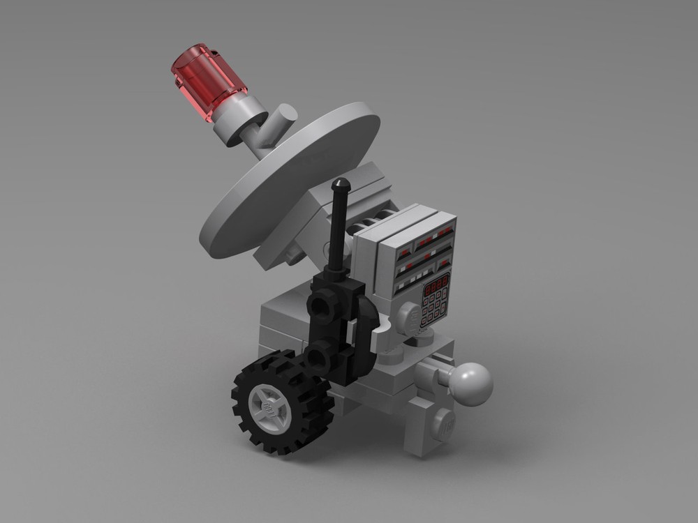 Lego Moc Comms Trailer For 886 Space Buggy Modernised By Psiborgvip