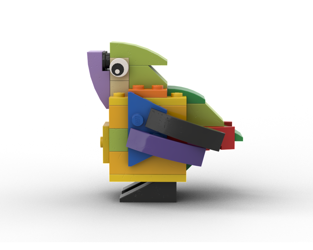 LEGO MOC Parrot (10715) by BriXperiMent | Rebrickable - Build with LEGO