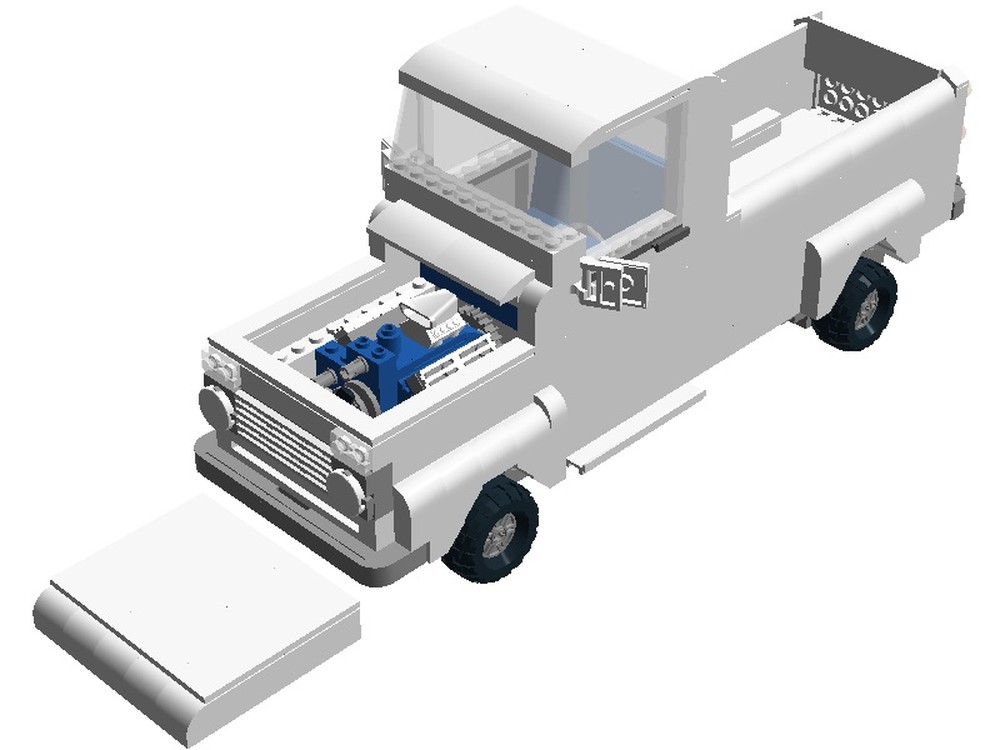 LEGO MOC Old Truck by therabbittx | Rebrickable - Build with LEGO