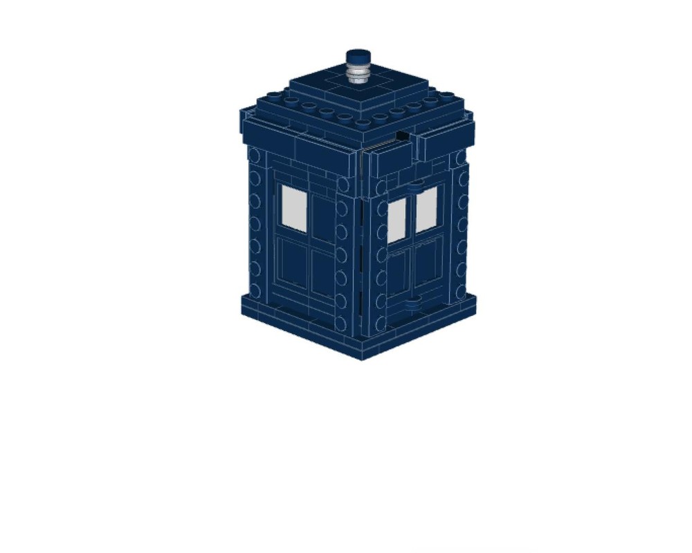 LEGO MOC Doctor Who Smaller TARDIS by TheIndecisiveClutch | Rebrickable ...