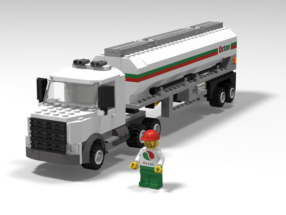LEGO MOC Octan Tanker Truck by Heinz551 | Rebrickable - Build with LEGO
