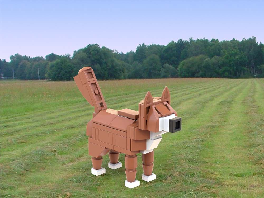 LEGO MOC Shiba Inu by KarolWes | Rebrickable - Build with LEGO