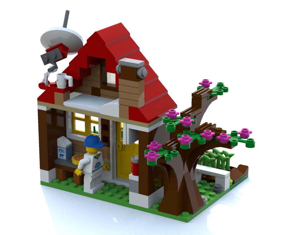 LEGO MOC Cozy house by _Atrus_ | Rebrickable - Build with LEGO