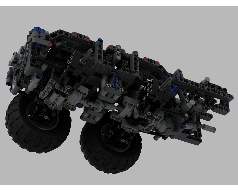 LEGO MOC All-Terrain (Offroad) Truck Type2 Red Remote Controlled by ...