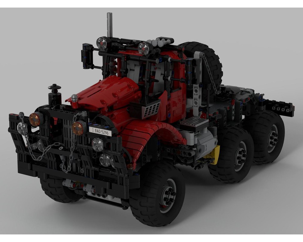 LEGO MOC All-Terrain (Offroad) Truck Type2 Red Remote Controlled by ...