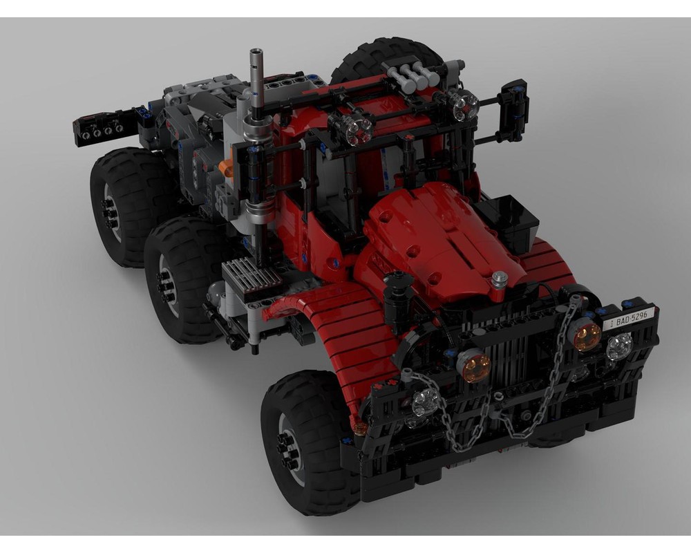 LEGO MOC All-Terrain (Offroad) Truck Type2 Red Remote Controlled by ...