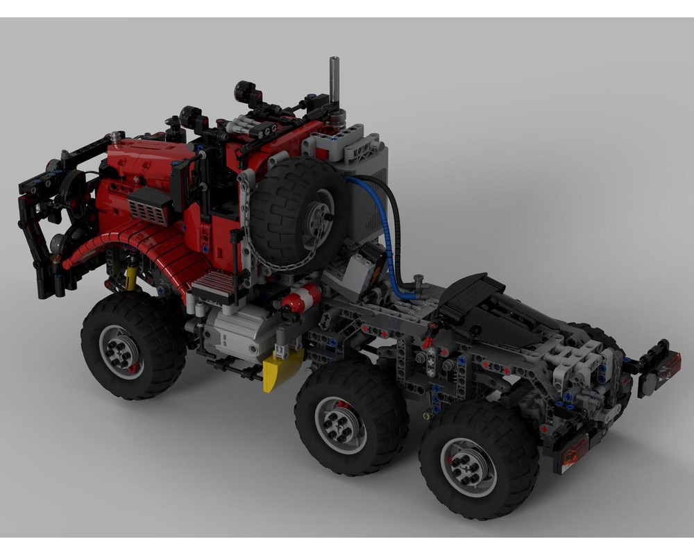 LEGO MOC All-Terrain (Offroad) Truck Type2 Red Remote Controlled by ...