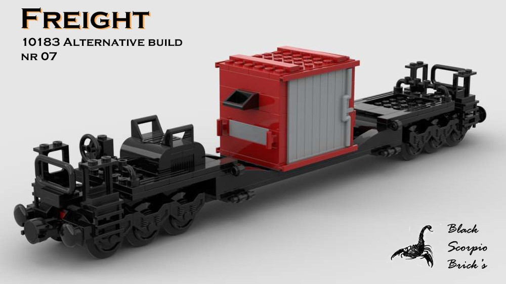 Lego Moc Freight 07 By Bsbrix Rebrickable Build With Lego