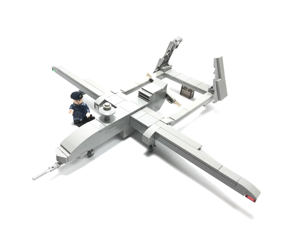 LEGO MOC Heron 1 UAV Minifigure Scale by Lioncity Mocs | Rebrickable ...