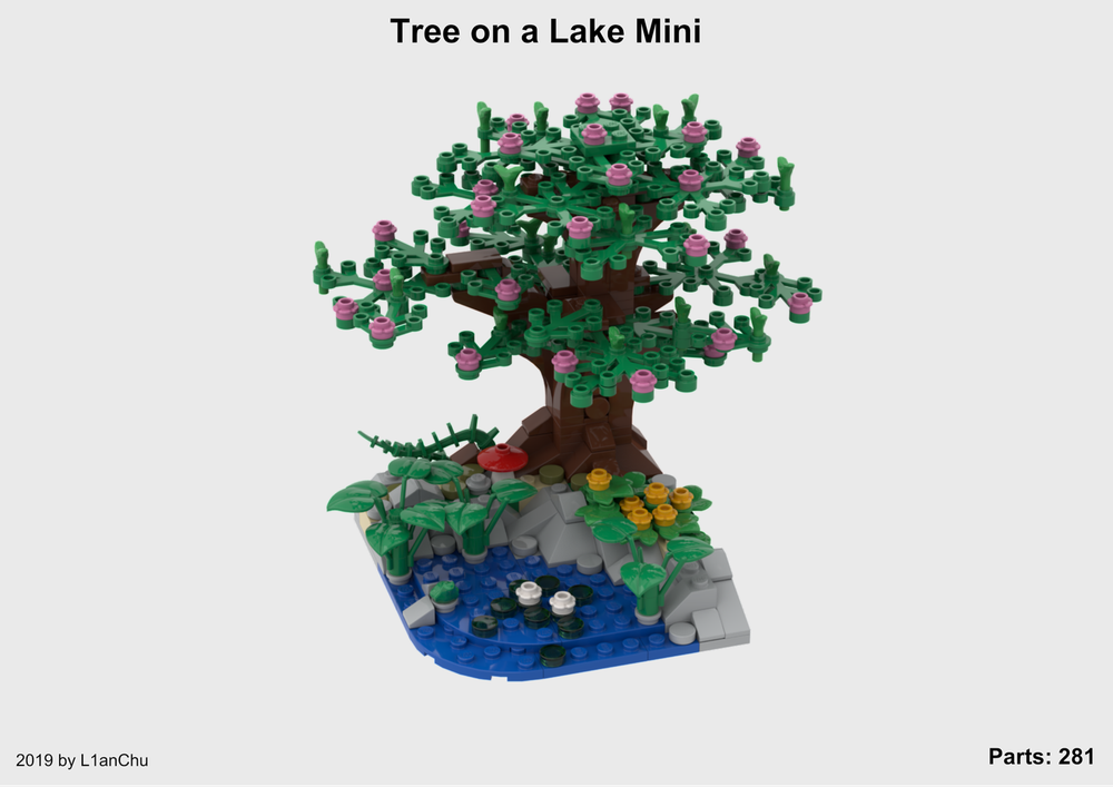 LEGO MOC Tree on a Lake Mini by l1anchu | Rebrickable - Build with LEGO