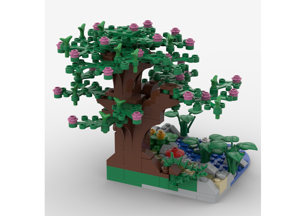 LEGO MOC Tree on a Lake Mini by l1anchu | Rebrickable - Build with LEGO
