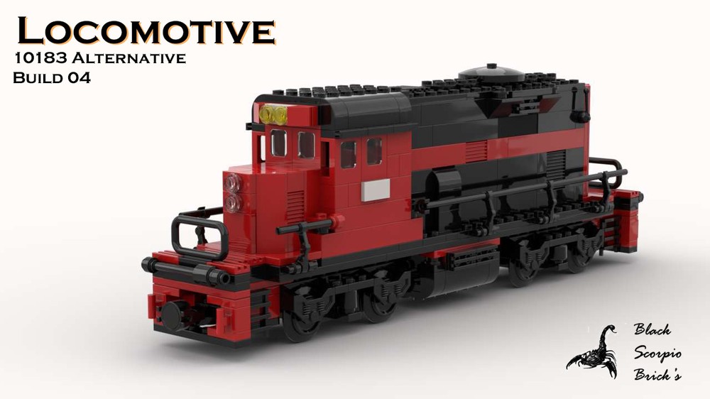 LEGO MOC Locomotive 04 by BsBrix | Rebrickable - Build with LEGO