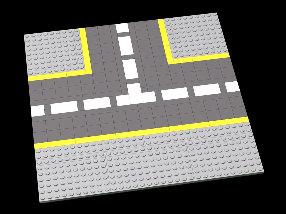 LEGO MOC Roadway Baseplate by PsiborgVIP | Rebrickable - Build with LEGO