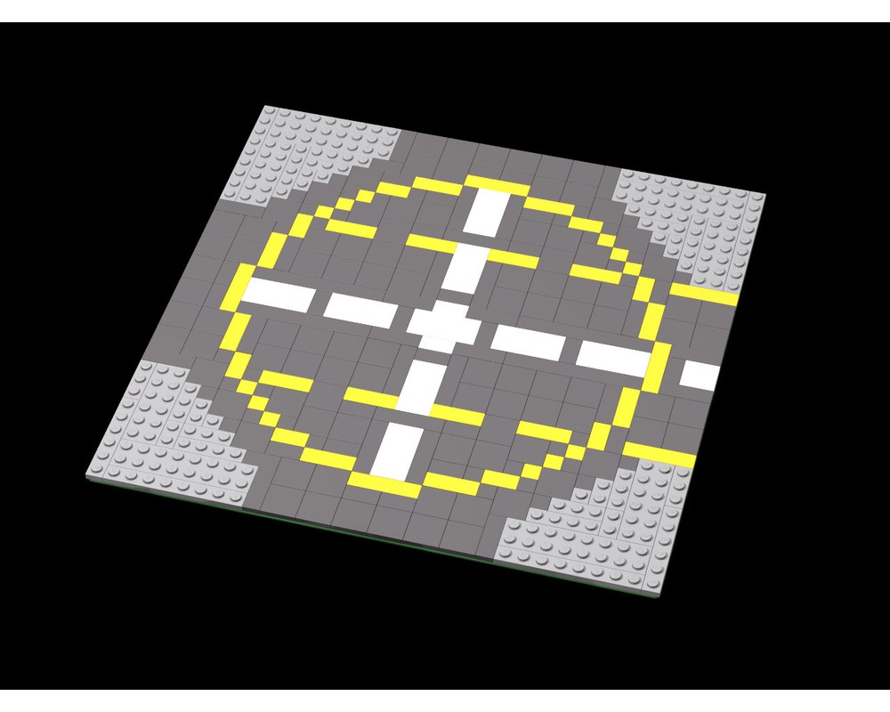 LEGO MOC Landing Pad Baseplate by PsiborgVIP | Rebrickable - Build with ...