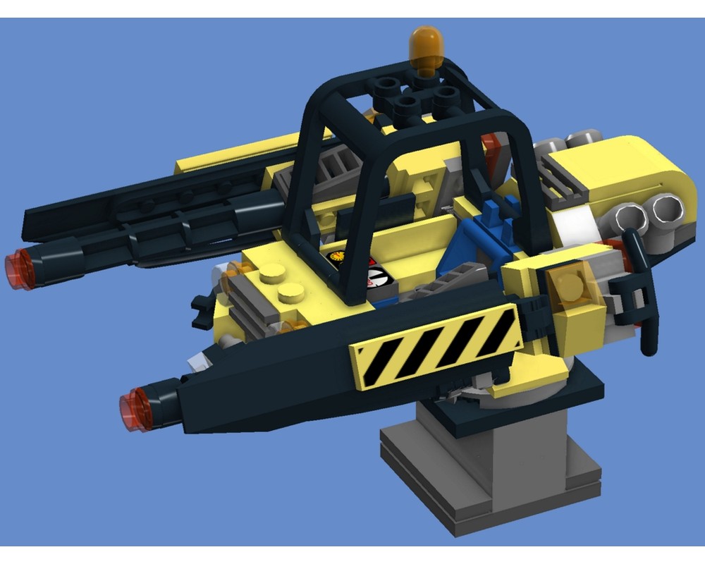 LEGO MOC City Defence Turret by bassdj | Rebrickable - Build with LEGO