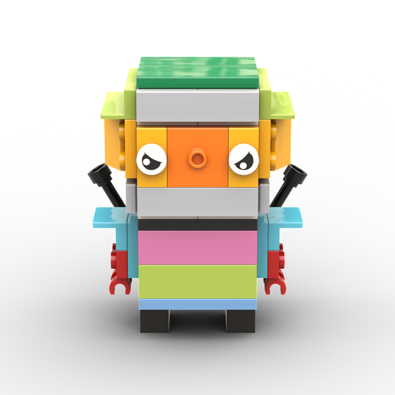 Lego Moc Classic Brickheadz By Agent001 Rebrickable Build With Lego