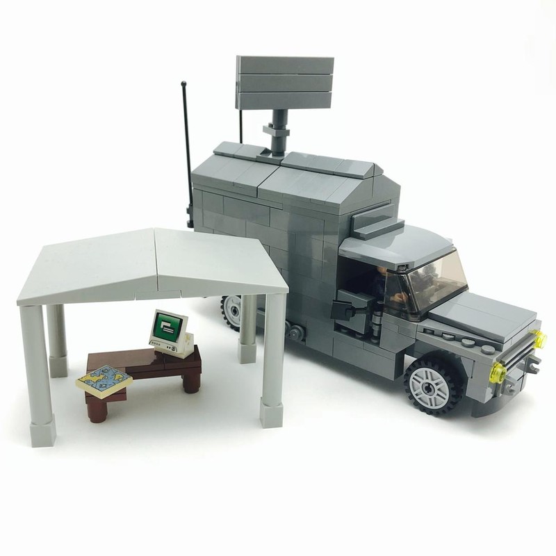LEGO MOC MP STAR(Mobile 2D Radar Vehicle) Minifigure Scale by Lioncity ...