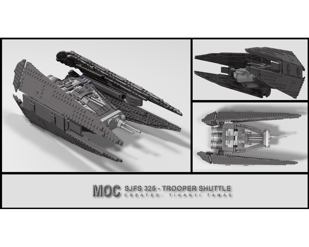LEGO MOC SJFS 325 - Trooper Shuttle by Tiha69 | Rebrickable - Build ...