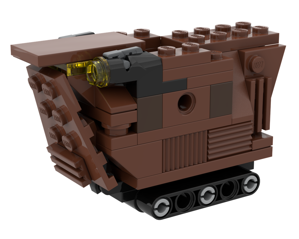LEGO MOC Sandcrawler Microfighter by Pableras | Rebrickable - Build ...
