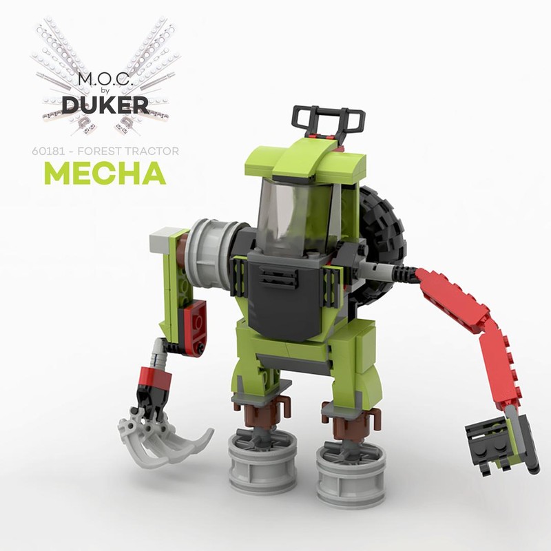 LEGO MOC Mecha by Duker | Rebrickable - Build with LEGO