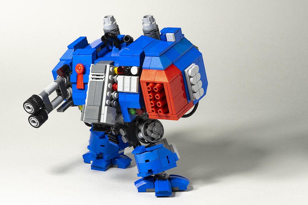 LEGO MOC Ultramarine Dreadnought by Dave. | Rebrickable - Build with LEGO
