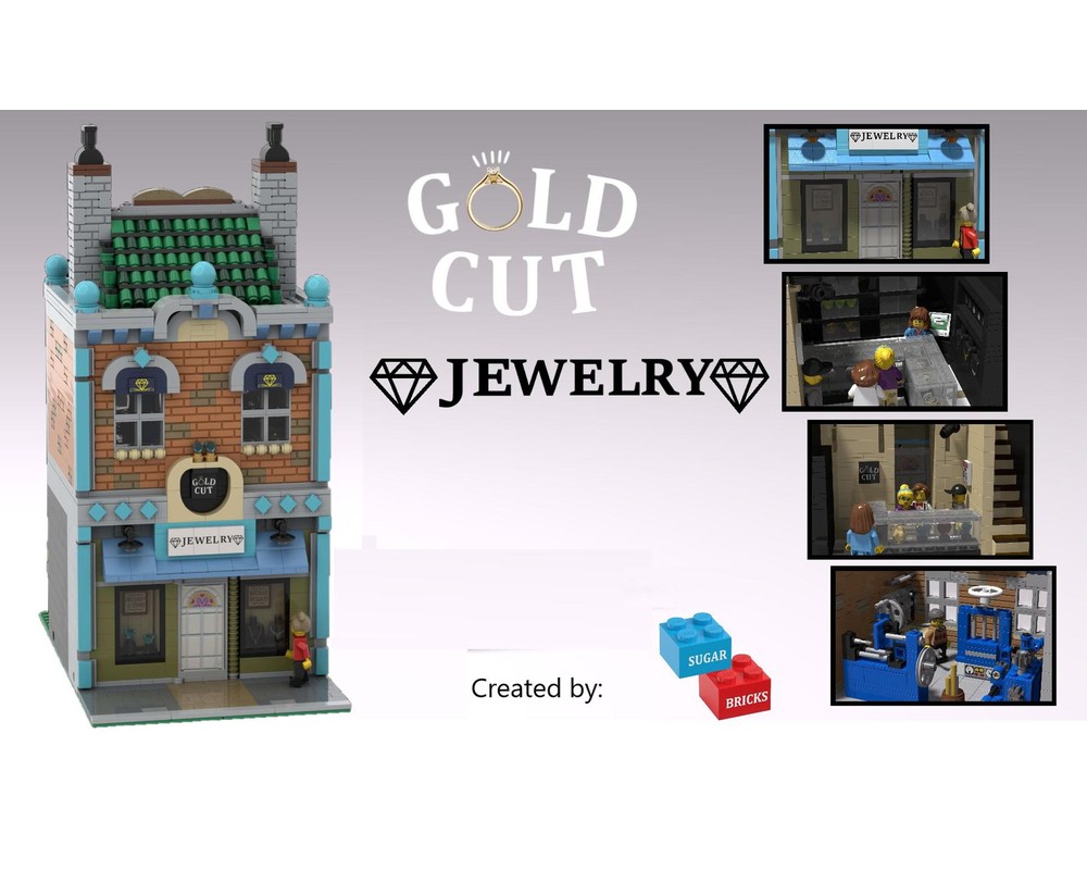 LEGO MOC Gold Cut Jewelry by SugarBricks | Rebrickable - Build with LEGO