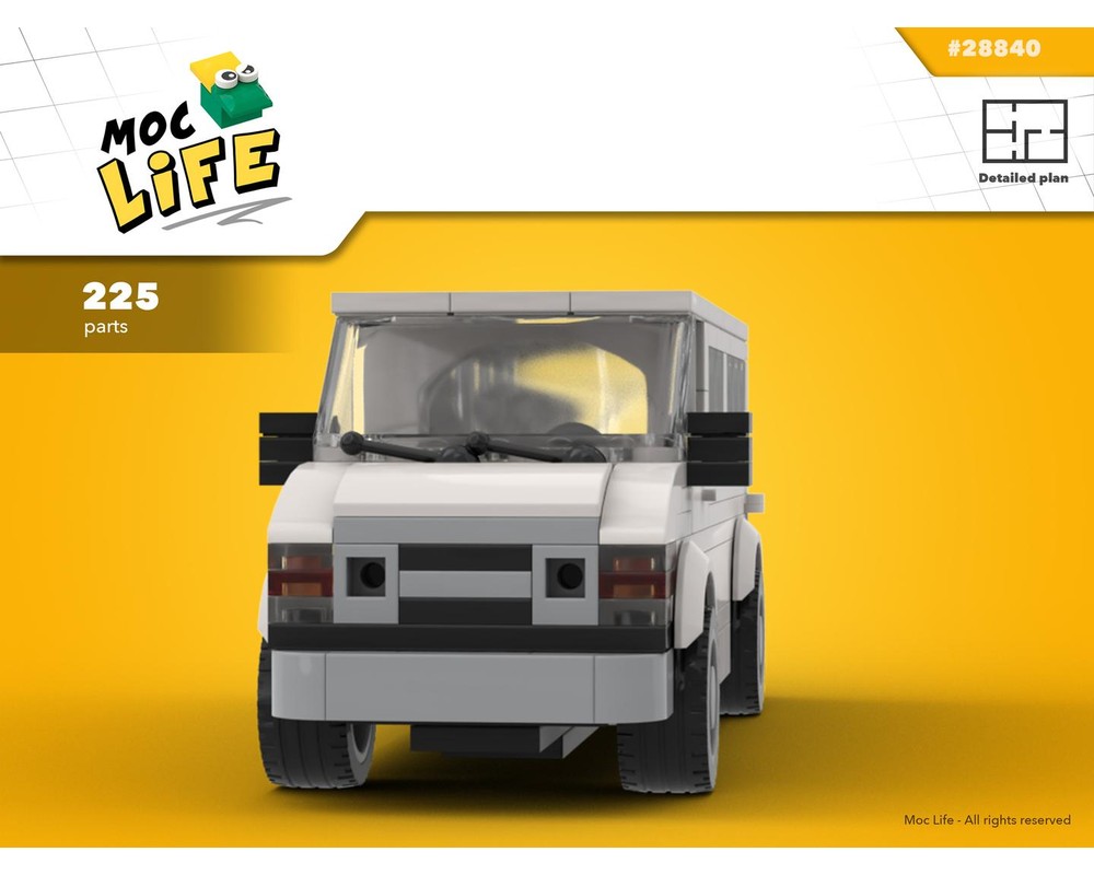 LEGO MOC Ford Econoline E-350 by MocLife | Rebrickable - Build with LEGO