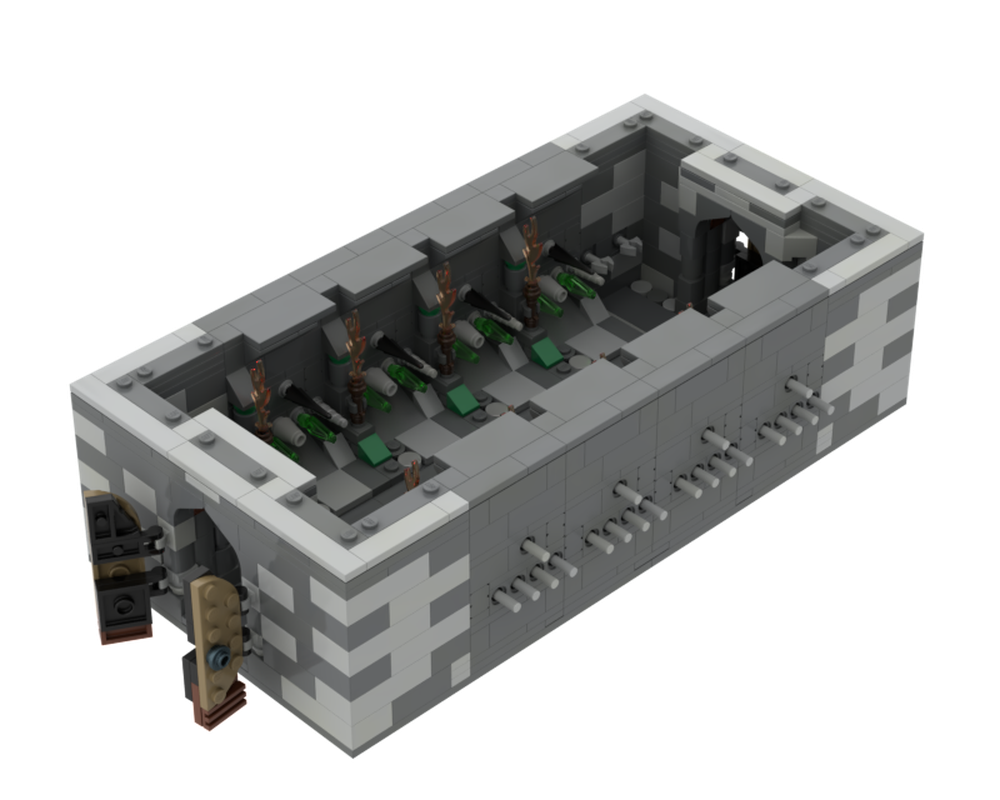 LEGO MOC Spear Wall by LegoOri | Rebrickable - Build with LEGO