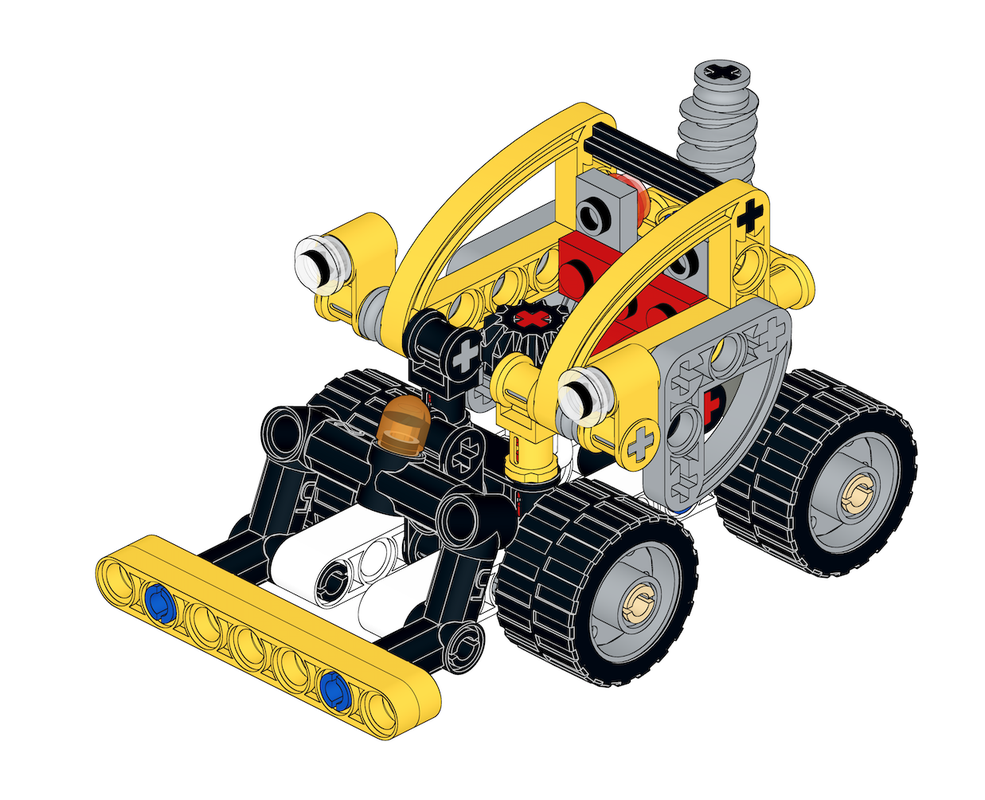 Lego Moc 42031 Mini Tractor By Keep On Bricking Rebrickable Build