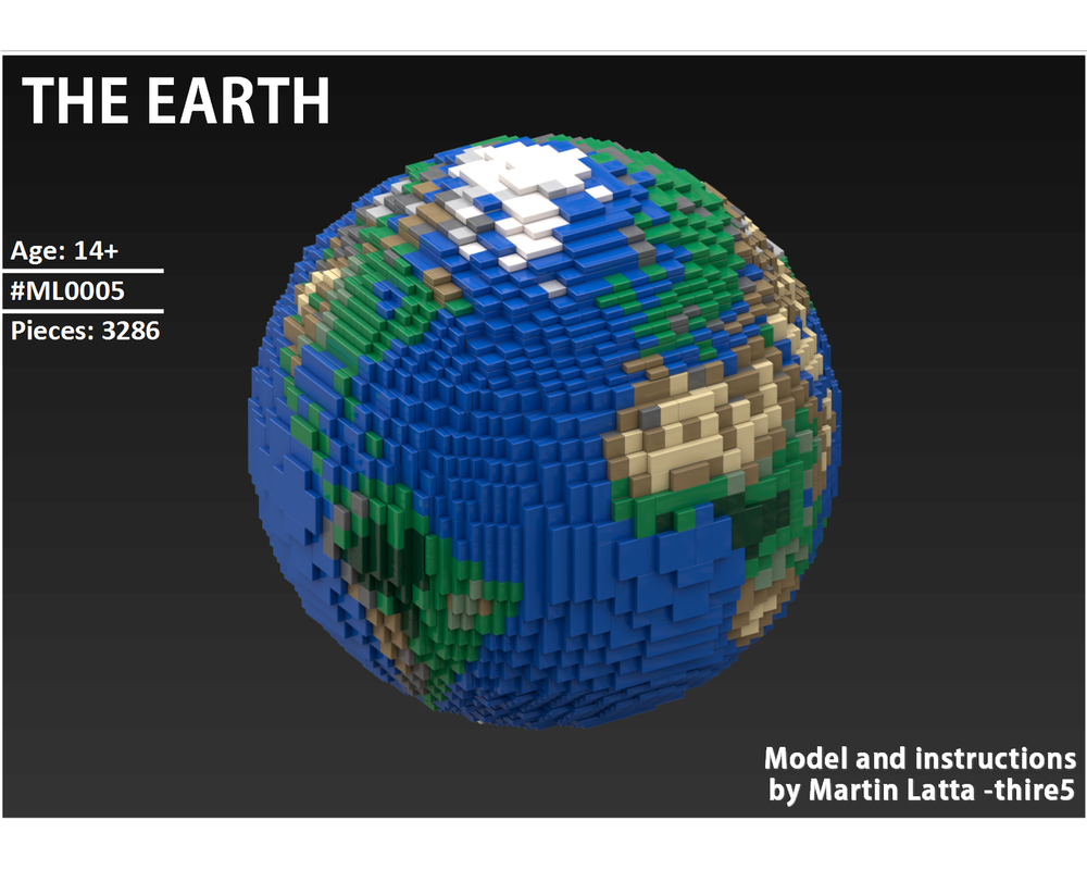 LEGO MOC The Earth by thire5 | Rebrickable - Build with LEGO