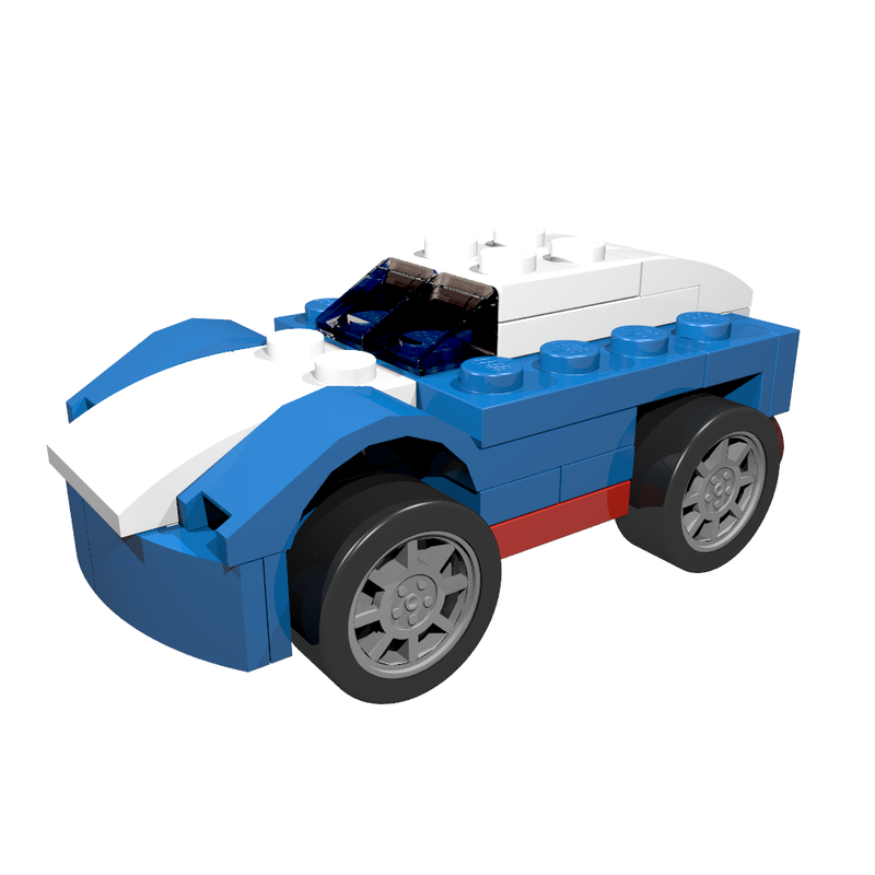 Lego Moc 31027 Compact Car By Berth Rebrickable Build With Lego