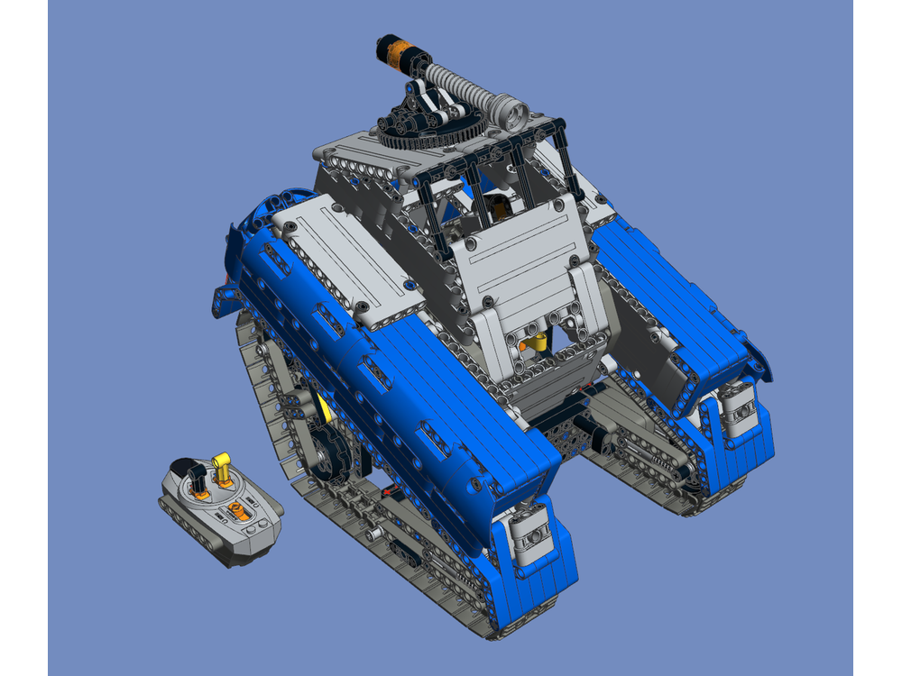LEGO MOC Killdozer by Snospar | Rebrickable - Build with LEGO