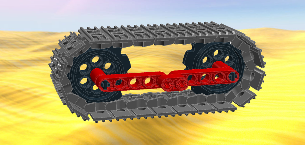 LEGO MOC Large Tracks - 10 Center by TurboRatRods | Rebrickable - Build ...