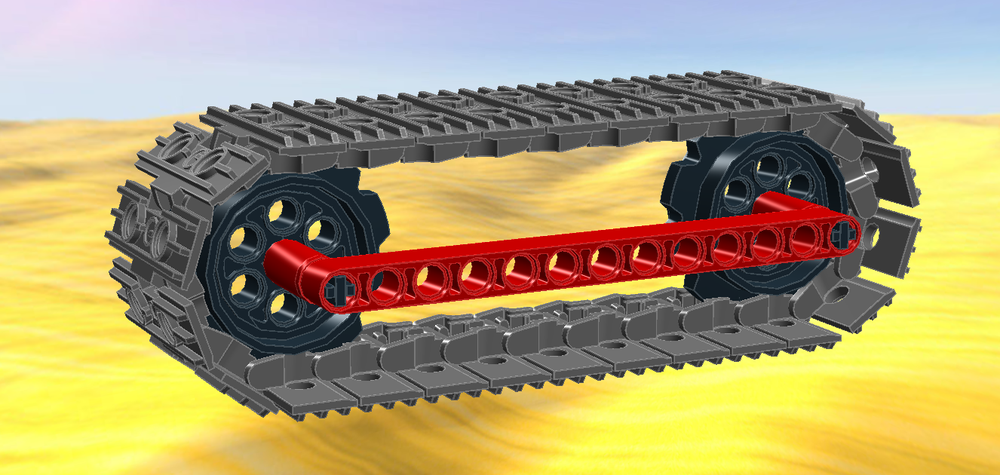 LEGO MOC Large Tracks - 13 Center by TurboRatRods | Rebrickable - Build ...