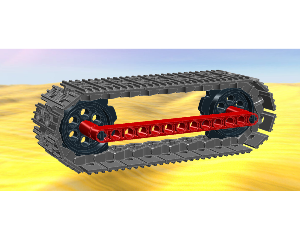 LEGO MOC Large Tracks - 13 Center by TurboRatRods | Rebrickable - Build ...