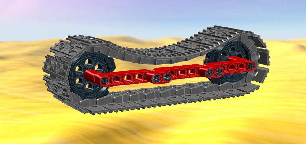LEGO MOC Large Tracks - 15 Center by TurboRatRods | Rebrickable - Build ...