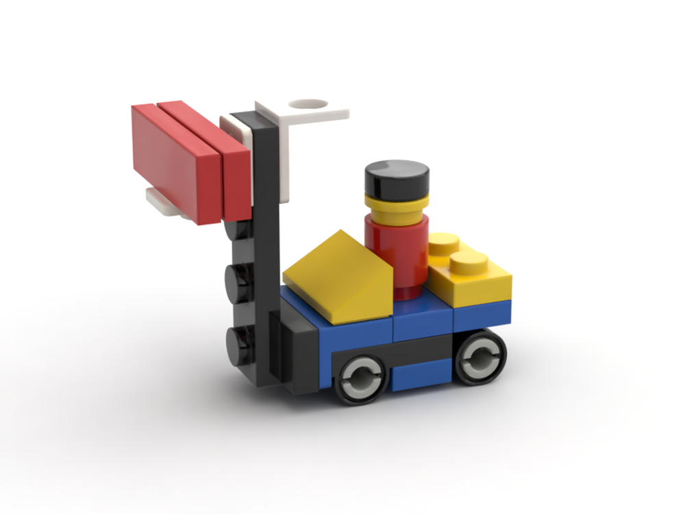 Lego Moc 615 Forklift Microscale By Svetonio Rebrickable Build