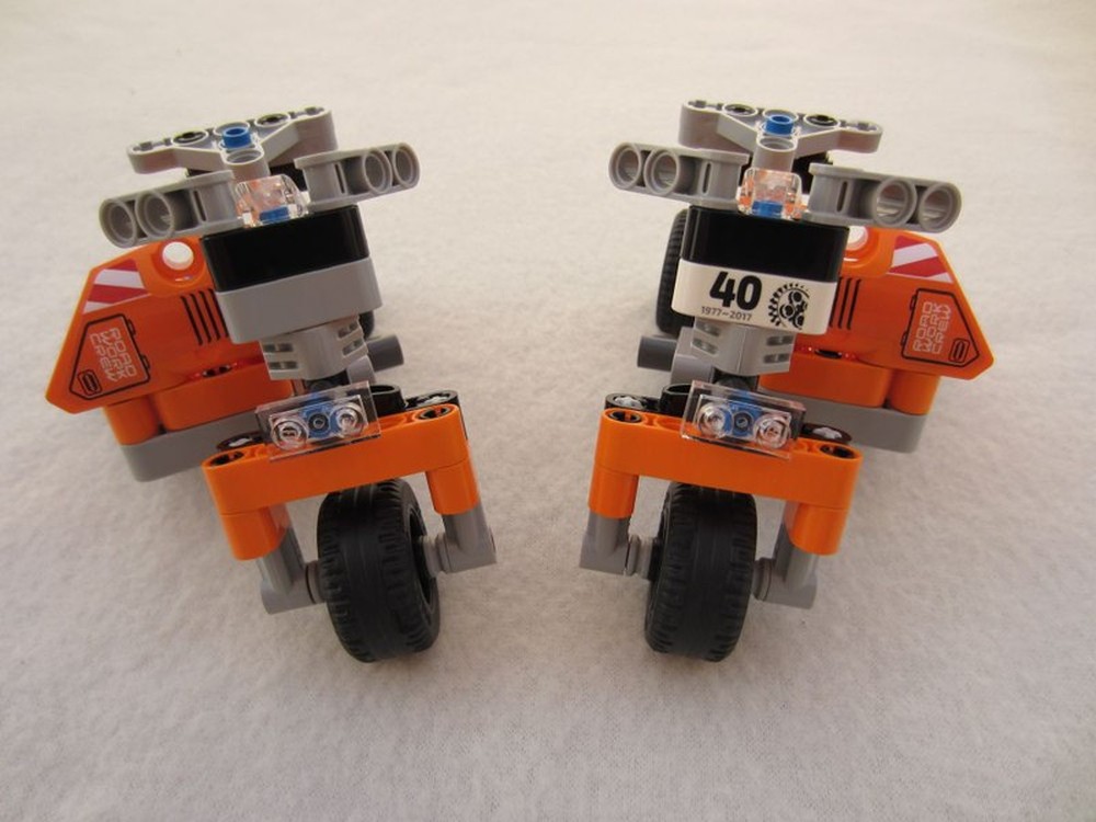 LEGO MOC 42060 Motorcycles with sidecars by thekitchenscientist | Rebrickable - Build with LEGO