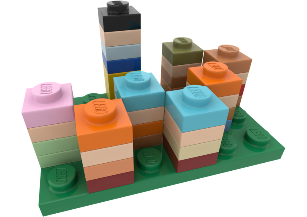 LEGO MOC Micro blocky caracters by Thierry | Rebrickable - Build with LEGO