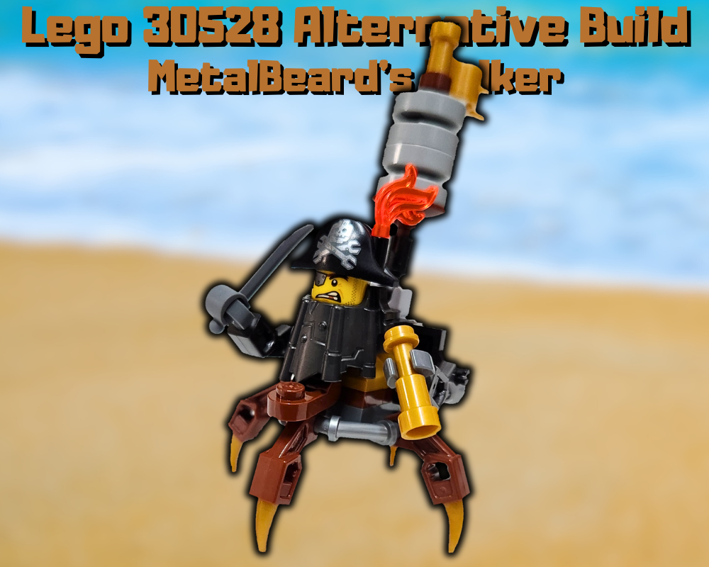 LEGO MOC MetalBeard's Walker by Noob Builds Lego | Rebrickable - Build ...