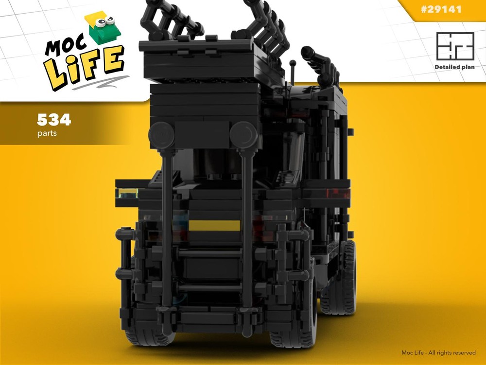 LEGO MOC Chevrolet Silverado 3500 dually with Mobile Adjustable Ramp ...
