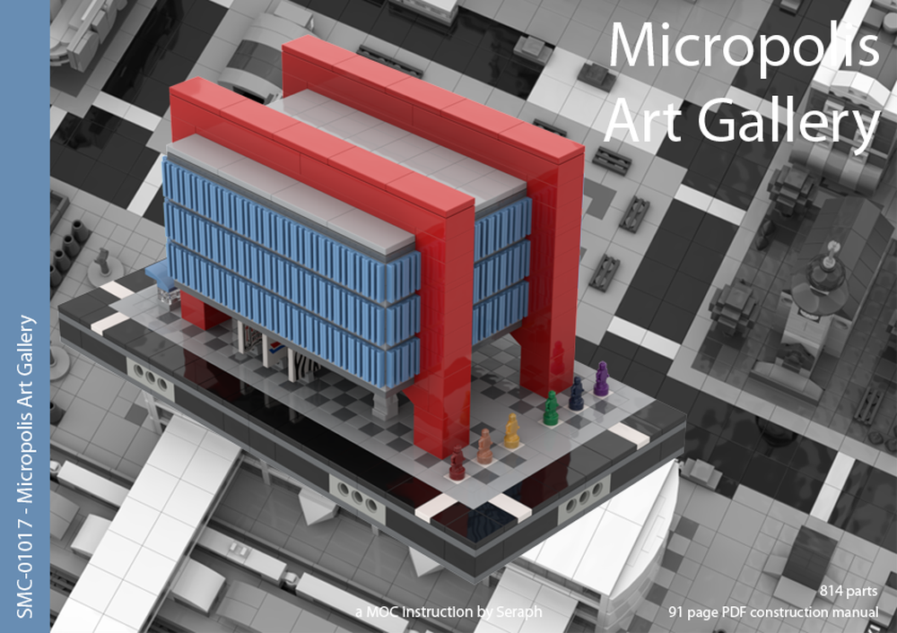 LEGO MOC Micropolis Art Gallery by Seraph | Rebrickable - Build with LEGO
