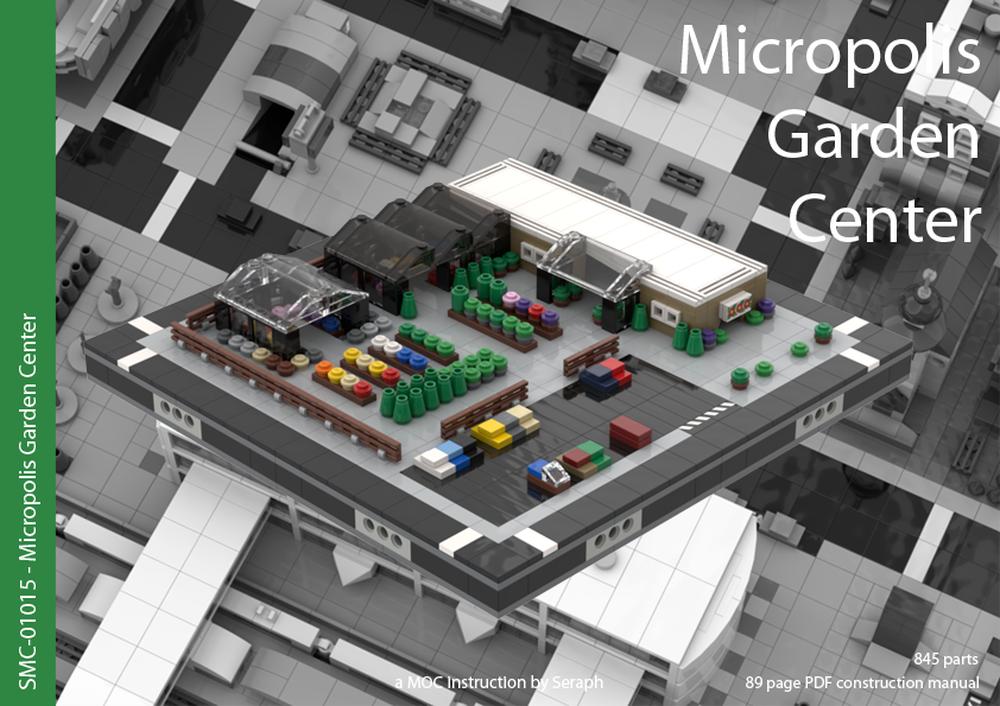 LEGO MOC Micropolis Garden Center by Seraph | Rebrickable - Build with LEGO