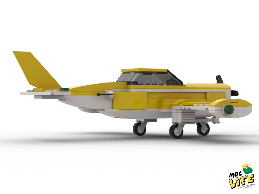 LEGO MOC Piper Cherokee by MocLife | Rebrickable - Build with LEGO