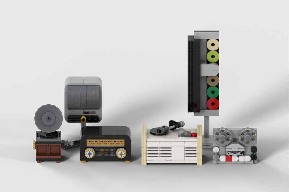 LEGO MOC Vintage TV by timeremembered | Rebrickable - Build with LEGO