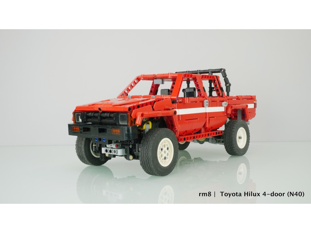 LEGO MOC Toyota 4x4 Hilux Crew cab (n50) 1983-1988 by RM8 LEGO Garage ...