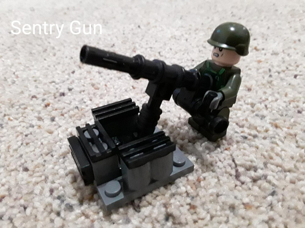 LEGO MOC Sentry Gun by Noob Builds Lego | Rebrickable - Build with LEGO