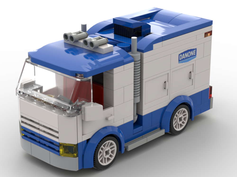 LEGO MOC Danone Truck 2019 by n2brick | Rebrickable - Build with LEGO